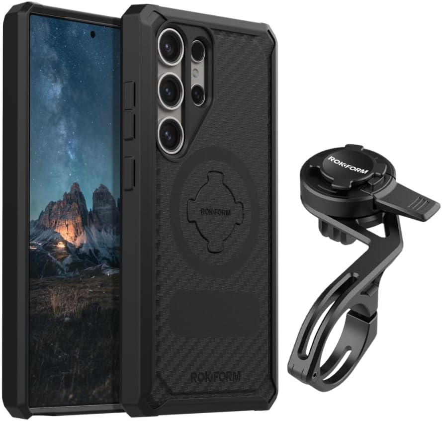 Amazon.com: Rokform - S24 Ultra Rugged Case + Over The Top Bike Phone ...