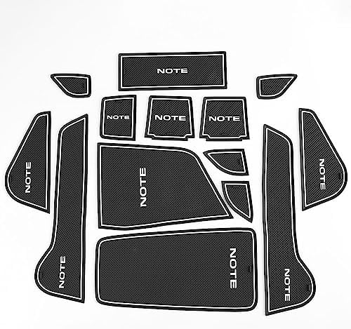 Amazon | LEXLEYS 日産 ノート E13系 オーラ E13系 ドアスロットマット 専用インテリアラバーマットドアポケットマット NOTE コンソールマット 14枚 防キズ 防汚れ ...