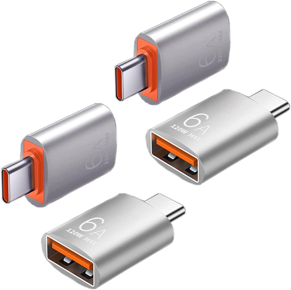 Amazon.com: 4 Pack USB Type C Male to USB A 3.0 Female Adapter ...