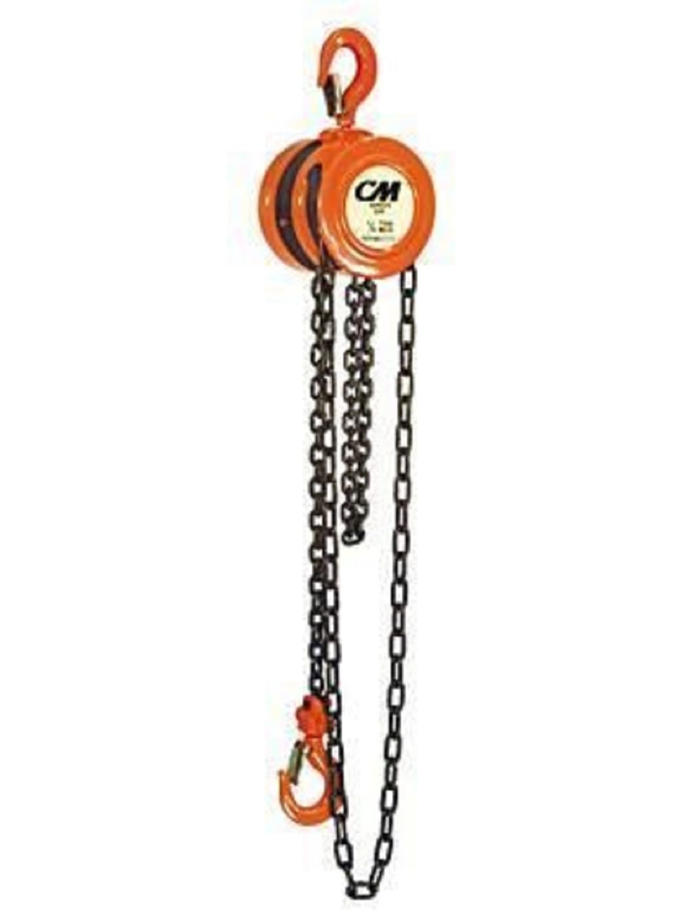 Hand Chain Hoist 1A Series 622 Single Reeved 20' Standard Lift 1/2 Ton ...