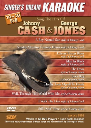 Amazon.com: Sing The Hits Of Johnny Cash & George Jones(Karaoke DVD ...