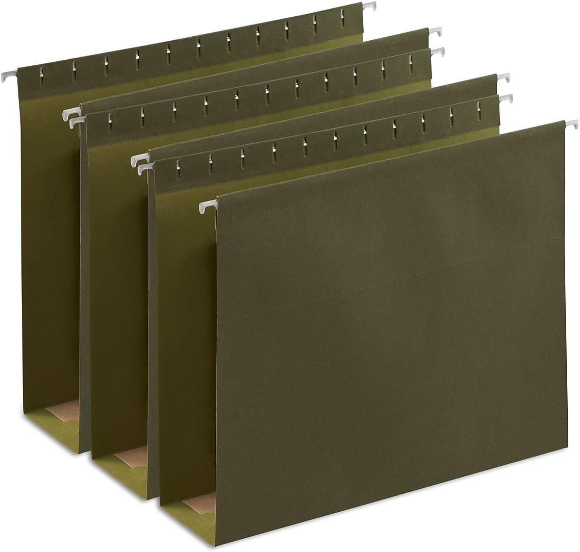 Amazon.com : Pendaflex Double Stuff File Folders, Letter Size, Manila ...