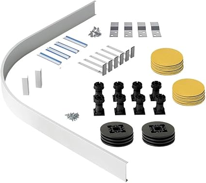 BAYSTONE Shower Tray Panel Riser Kit Quadrant Trays Plinth Adjustable ...