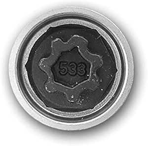 M&S Security Master Anti Theft Car Locking Wheel Nut Bolt Key ...