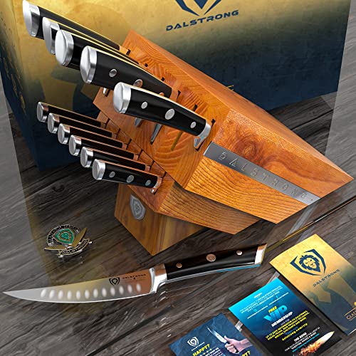 DALSTRONG Gladiator Series Elite 12-Piece Stainless Steel Knife Set ...