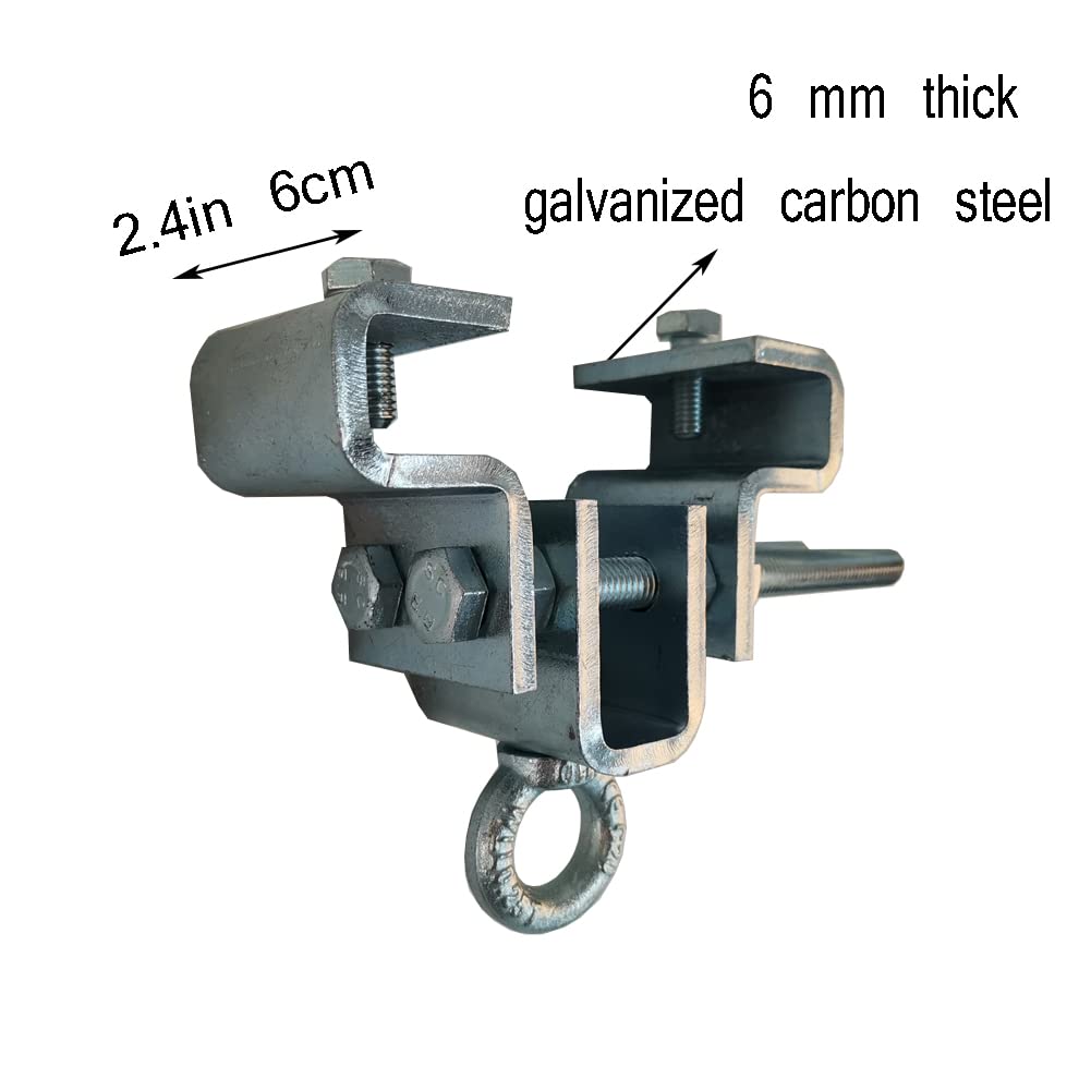 I Beam Strut Clamp Threaded Type Light Duty Steel Beam Clamp - China ...