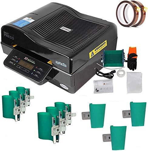 Amazon.com: All-in-One 3D Vacuum Sublimation Heat Press. 800W power ...