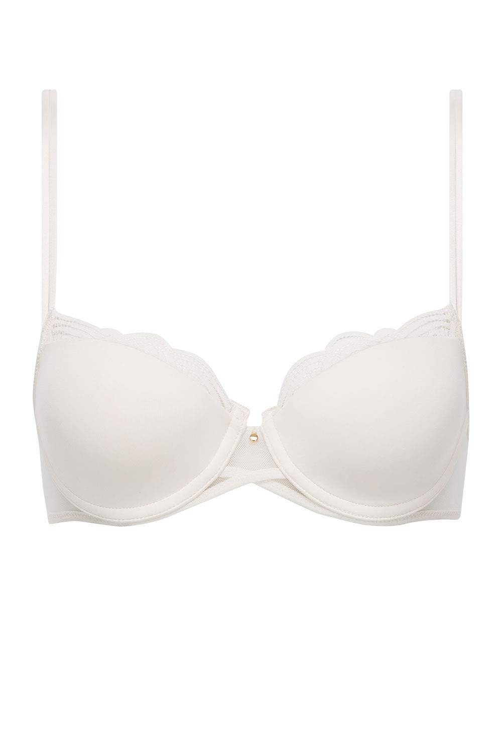 Chantelle Pyramide Smooth Demi Bra (1462) (Off-White, 30F) at Amazon ...