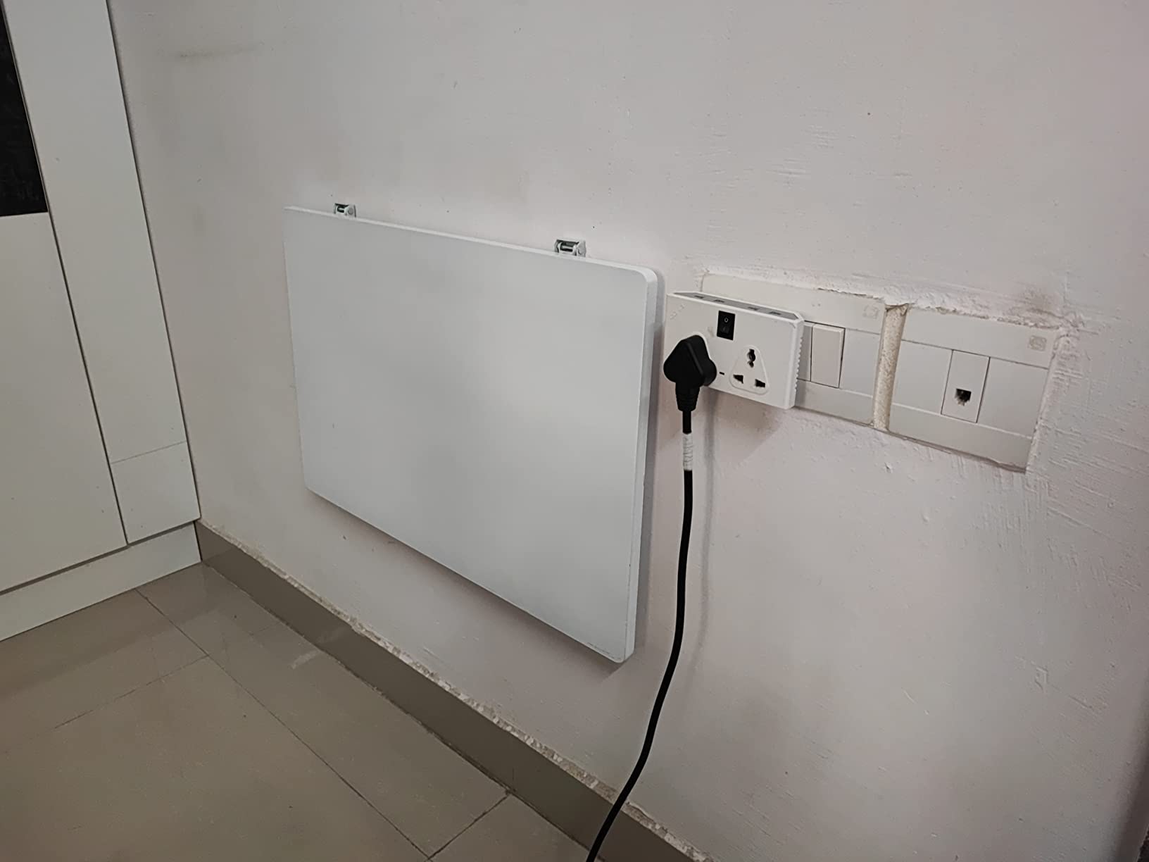 HIURYD Folding Table, Heavy Duty Wall Mounted Table with Bracket ...