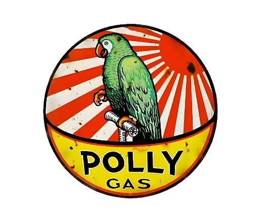 Amazon.com: FITS VINTAGE Rustic POLLY GAS Motor Oil GASOLINE PUMP ...