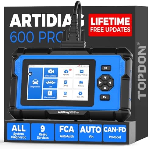 Amazon.com: TOPDON ArtiDiag600 Pro, OBD2 Scanner Diagnostic Tool for ...