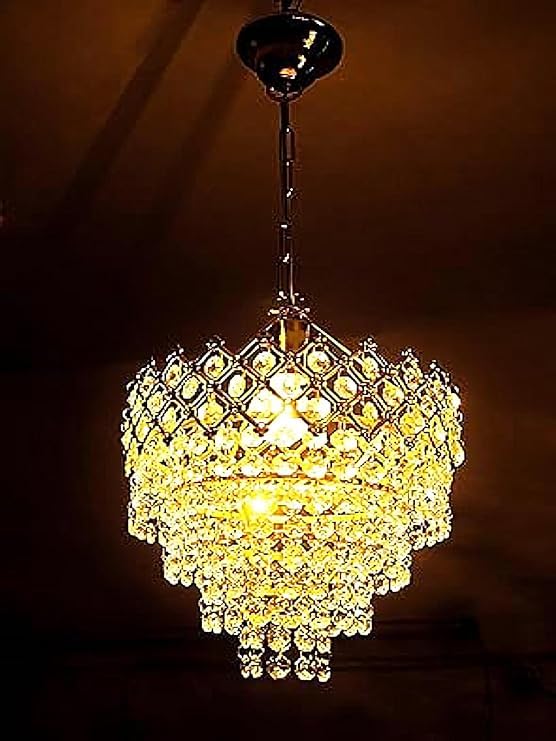 Buy SHRI MAHAL ANTIQUES Chandelier Ceiling Light in 250 Mm for Home ...