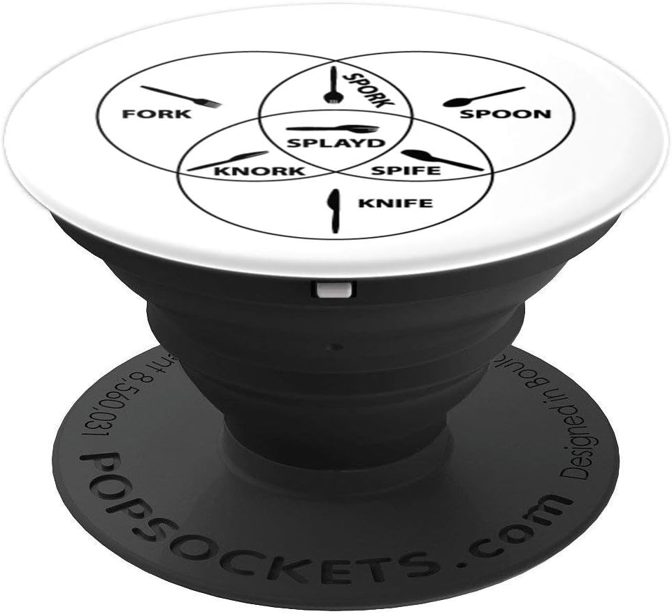 Amazon.com: Spoon Knife Fork Spork Spife Knork Splayd Funny : Cell ...