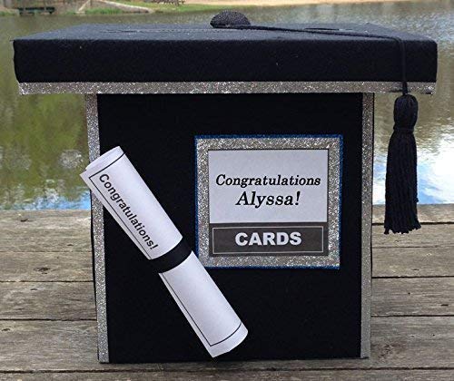 Amazon.com: Graduation Cap Card Box Centerpiece, personalized, handmade ...