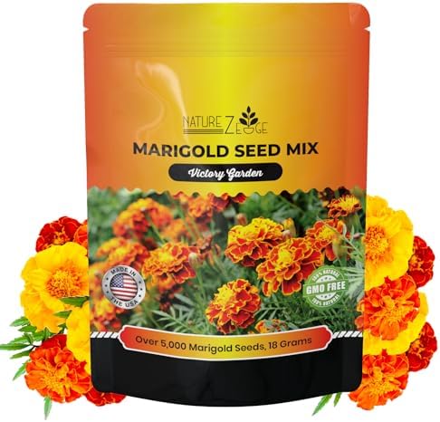 Amazon.com : 2500 Mix French Marigold Seeds - AKA. Tagetes Patula ...