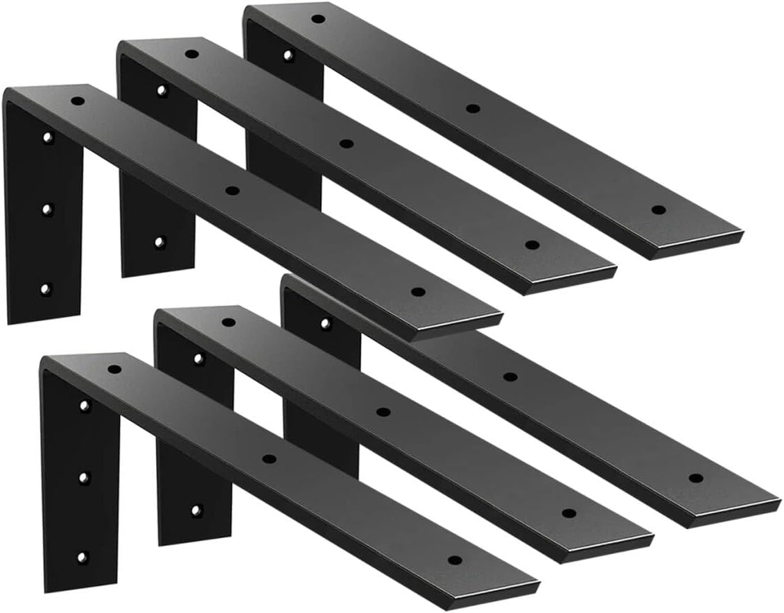 Amazon.com: Countertop Support Bracket 6 Pack 10 inch Heavy Duty 3/8 ...