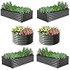 Amazon.com: A ANLEOLIFE 6-Pack 4X4X1.5ft & 6X3X1.5ft Deep Root ...