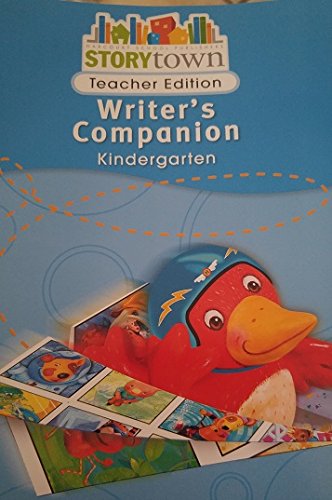 Storytown Kindergarten Teacher's Edition Writer's Companion HSP ...