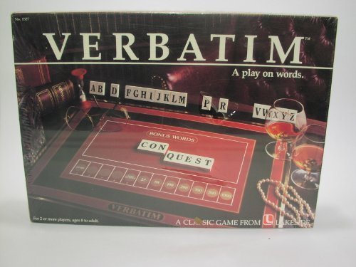 Buy Verbatim, A Play On Words, Board Game by Lakeside Games Online at ...