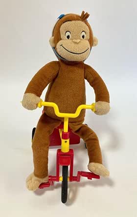 Amazon.co.jp: Curious George Tricycle Gimmick, Human Curious Monkey ...