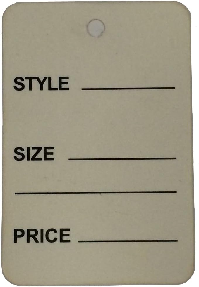 Amazon.com: 1000pcs Gray Color One Part Unstrung Perforated Price ...