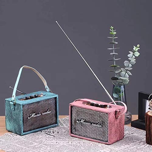 Vintage Radio Creative Radio Figurines Home Cafe Store Bar Decoration ...