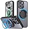 Amazon.com: DAWEIXEAU Magnetic Ring Case for iPhone 15 Pro Max,Compatible with MagSafe with 360 ...