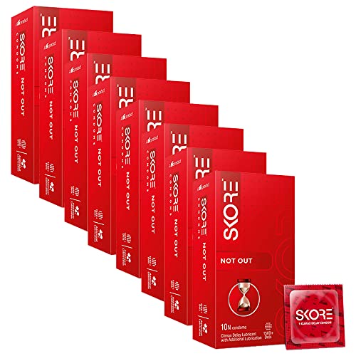 Skore Condoms - 10 Count (Pack Of 8, Not Out) - Price History
