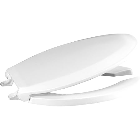 BEMIS 175 000 Commercial Open Front Toilet Seat with Cover, ELONGATED ...