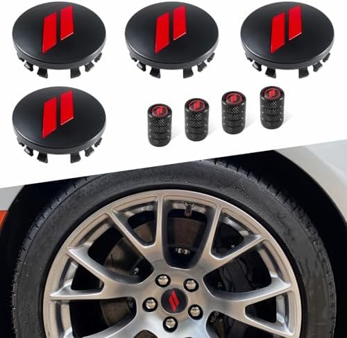Amazon.com: REMOCH 4PCS 63mm=2.5 inch Slash Wheel Center Cap Covers for ...