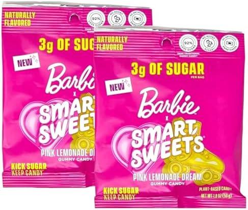 Amazon.com : (Pack of 2) Pink Lemonade Dream Gummy Candy, Low Sugar ...