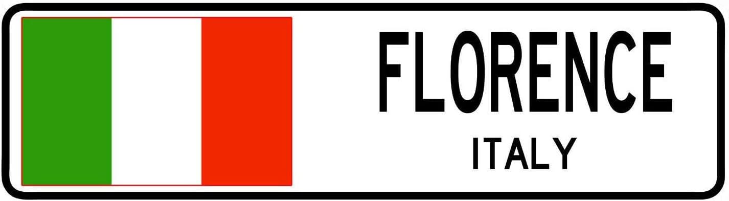 Amazon.com: Florence Italy Street Sign Italian Flag City Country Road ...