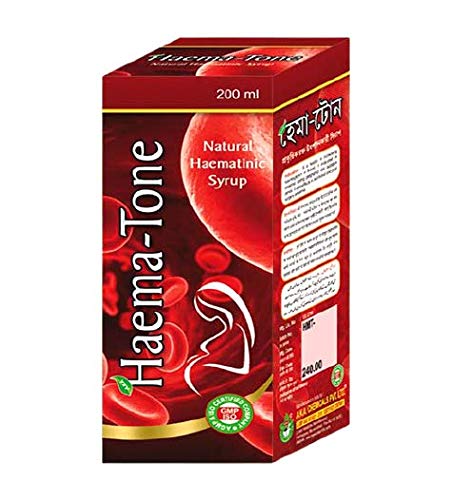 A.K.A. Chemicals HAEMA-TONE Syrup For Anaemia 200ml : Amazon.in: Health ...
