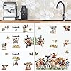 Amazon.com: Funny Cow Wall Stickers Cute Cow Window Stickers Farm ...