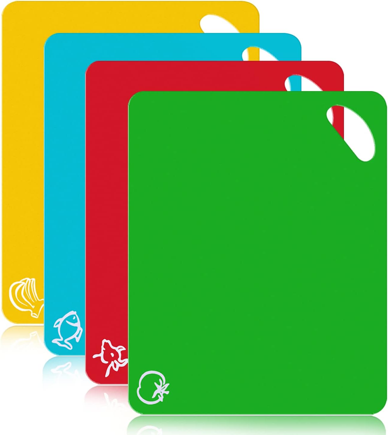 Joseph Joseph Pop - 3-piece Double-Sided Colour Coded Chopping Board ...