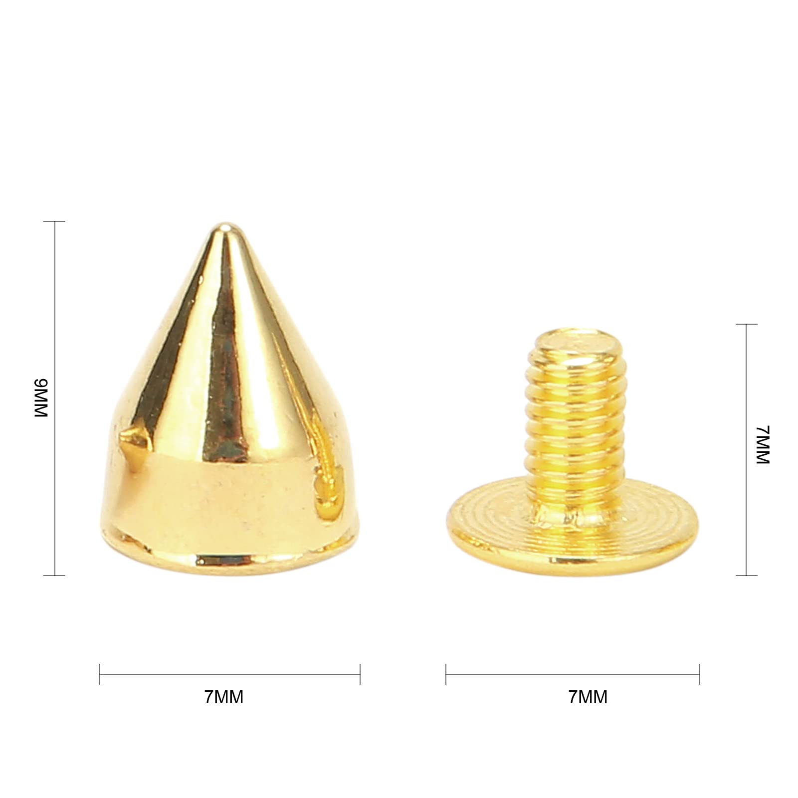 Diy Studs 17mm Dragon Claw Spikes // Giant Screwback Metal Claw Spikes ...