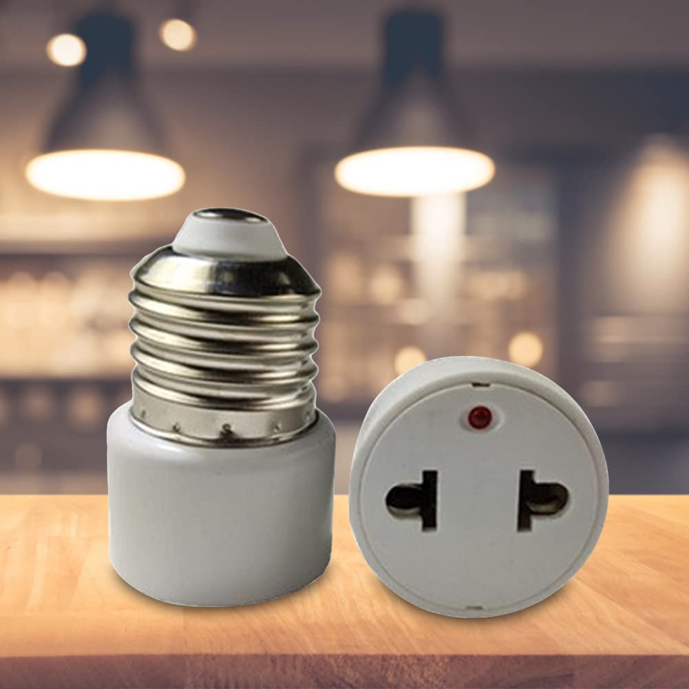 Electrical Plug Adapter To Plug Into Light Socket And Connect Light