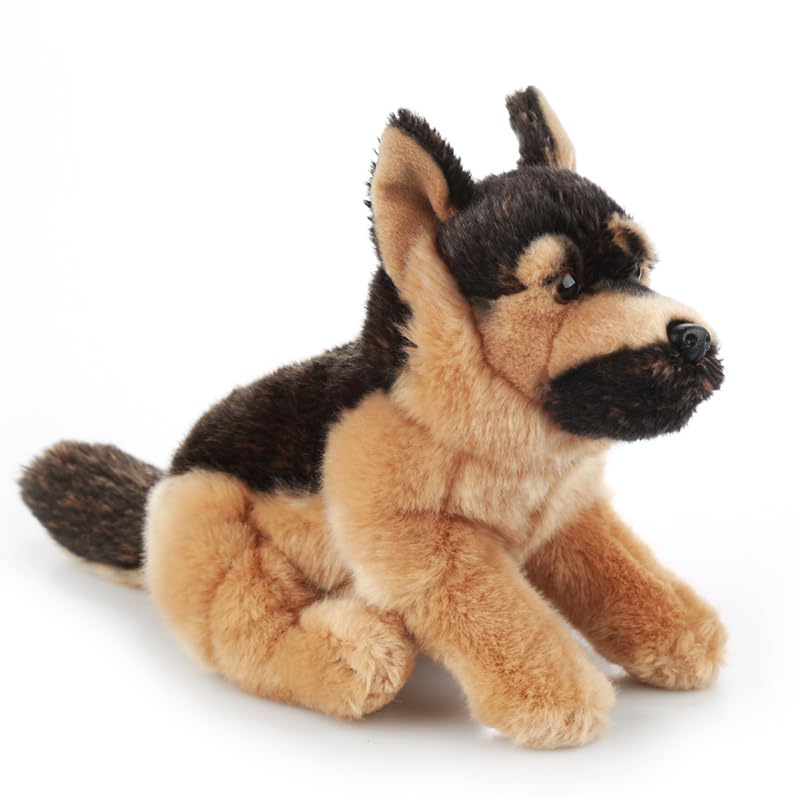 Amazon.com: Niuhoulu German Shepherd Stuffed Animal,Realistic Soft ...