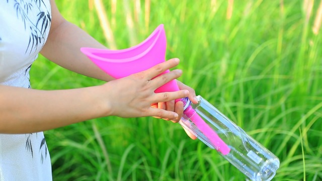 Watch Female Urinal Pee Funnel for Women Camping Accessories on Amazon Live