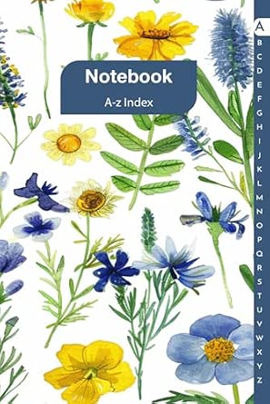 Notebook With Alphabet Index: Alphabetical Notebook With A To Z Tabs ...