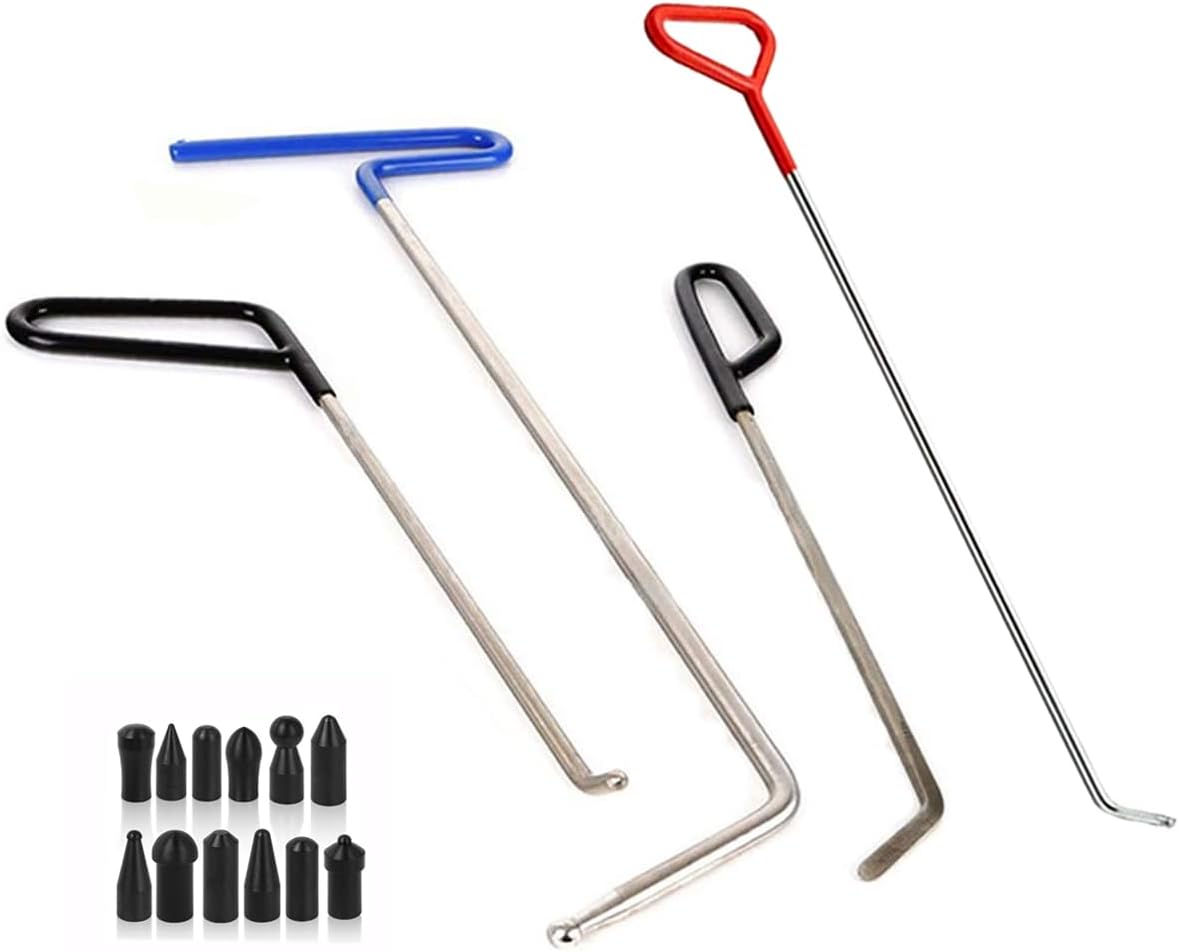 Amazon.com: LadyRosian Dent Removal Rods Kit, 3 Pcs B Style Rods Auto ...