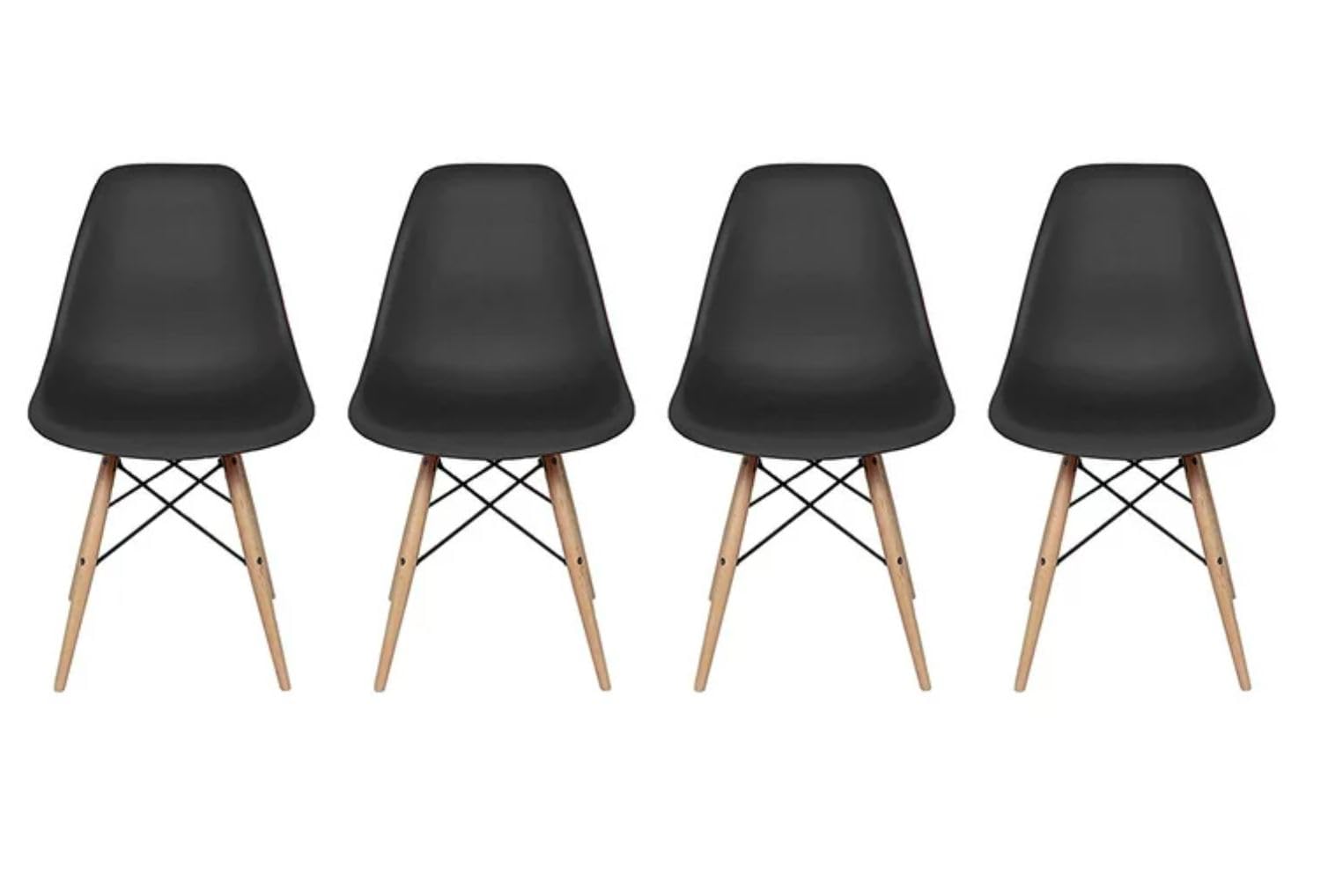 Inspirer Studio® Set of 4 New 17 inch SeatDepth Eiffel Style Side Chair ...