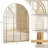 Amazon.com: Besdomus Large Gold Arched Mirror: 29"x42" Gilded Ornate ...