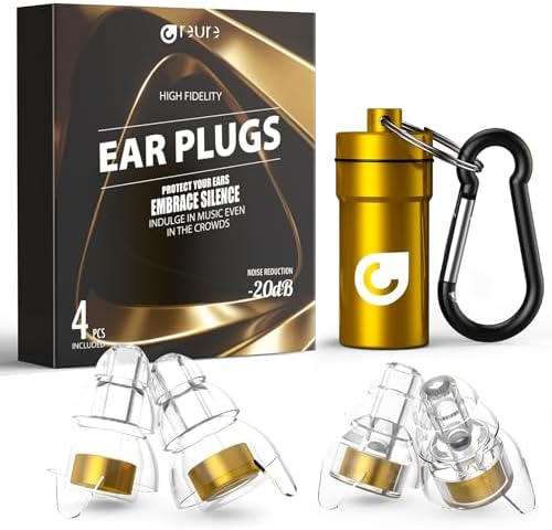 Amazon.com: Reure High Fidelity Concert Ear Plugs, Noise Cancelling ...