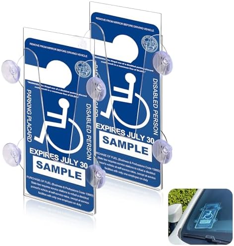 Amazon.com: Handicap Placard Holder,Handicap Placard Holder for Auto ...