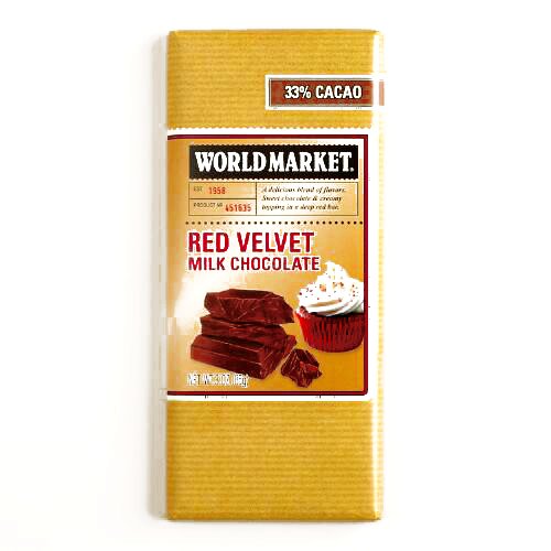 Amazon.com : Red Velvet Milk Chocolate Bar (1 Unit Per Order) - Gourmet ...