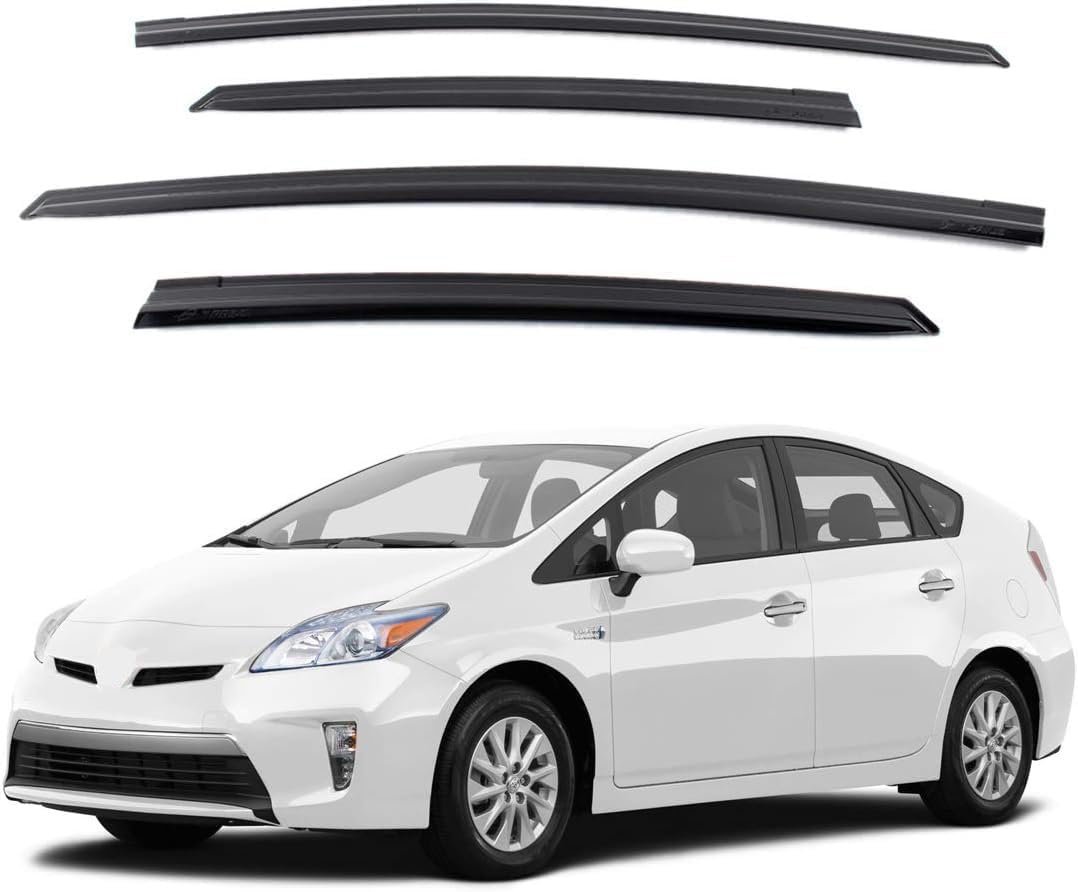 Amazon.com: Safe Smoke Window Visor Sun Rain Vent Guard 4 Pcs Set for ...