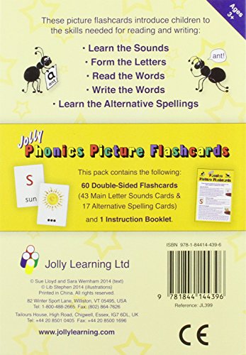 Jolly Phonics Picture Flash Cards: In Print Letters - Want It All