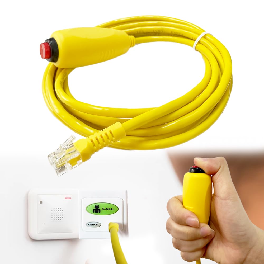 Amazon.com: Replacement Nurse Call Cord, Red Button Momentary Call ...