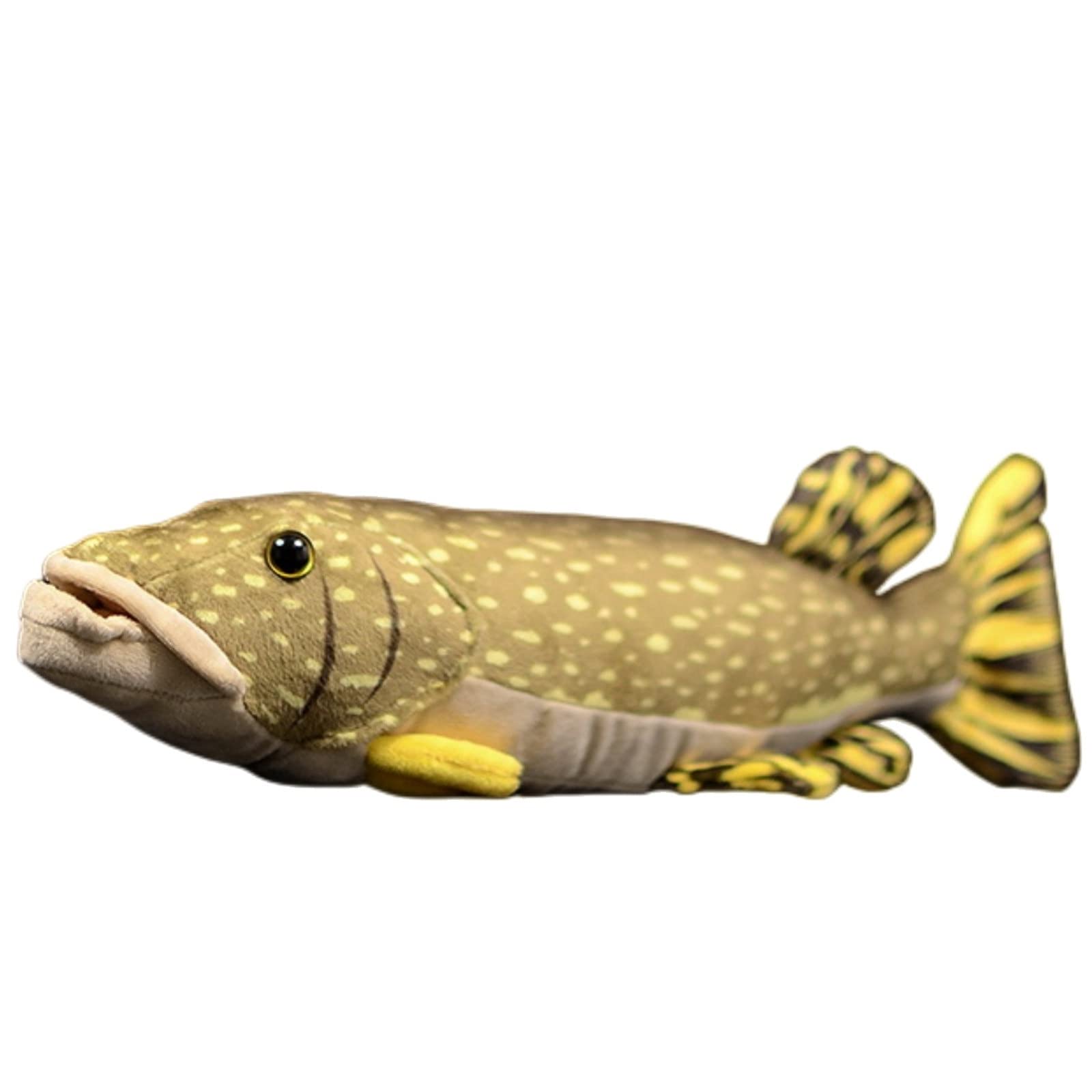 Amazon.com: lilizzhoumax Lifelike Northern Pike Fish Stuffed Animal ...